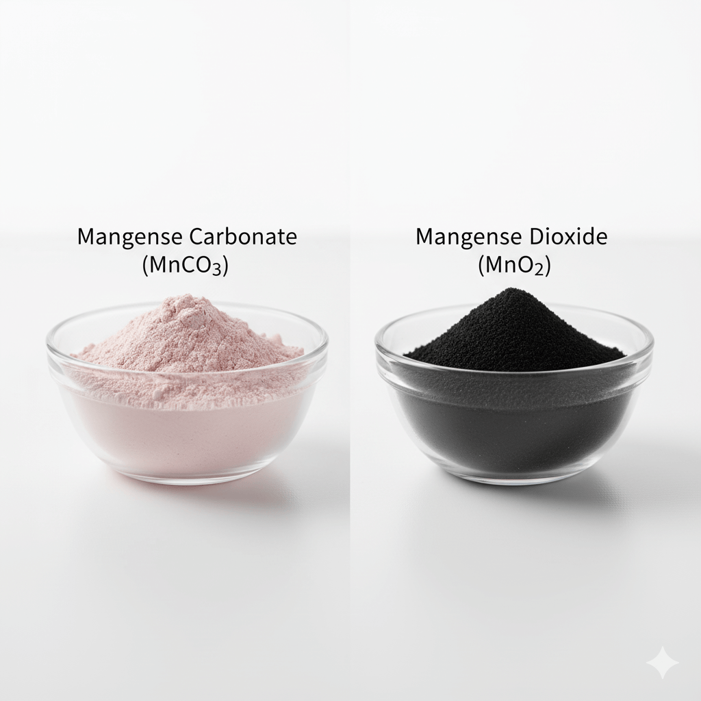 Manganese Carbonate vs Manganese Dioxide – Key Differences - BTLnewmaterial